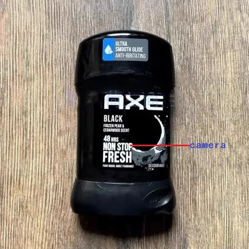 Axe Men Deodorant Stick Bottle Camera 1296P 2K HD Motion Detection ...
