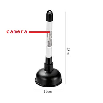 2K Toilet spy camera 2304X1296 HD Toilet Plunger Camera DVR Bathroom ...